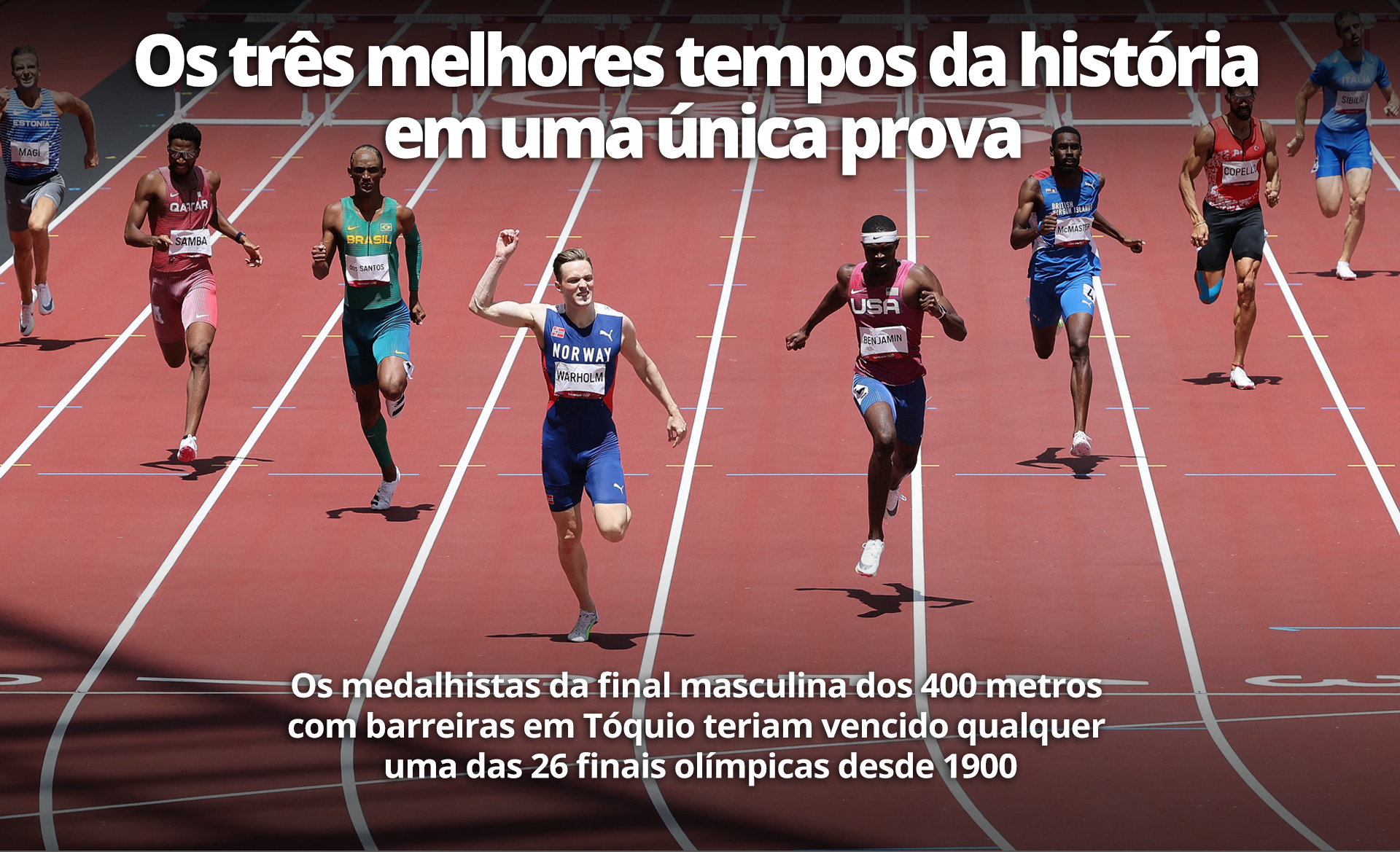 Os Três Melhores Tempos Da História Das Olimpíadas Em Uma única Prova