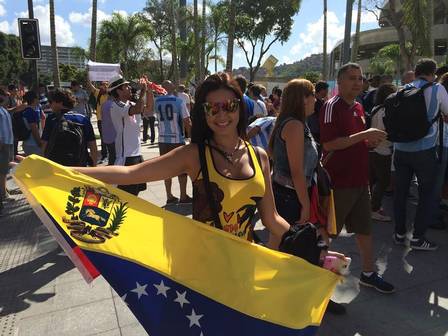 Copa 2014: musas da Argentina e da Alemanha roubam a cena no Maracanã