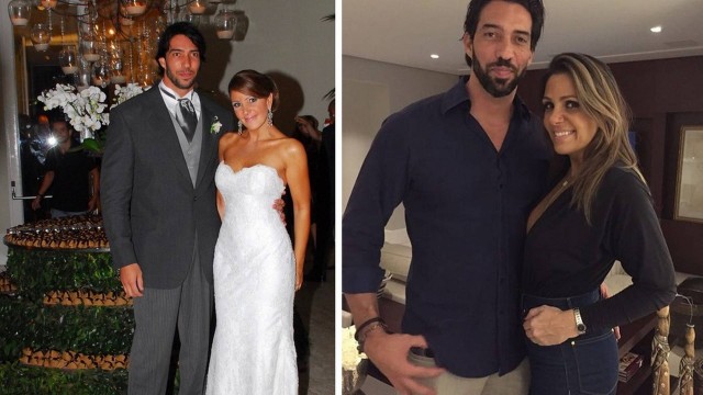 Musa do ‘BBB1’, Leka comemora oito anos de casada com ex-esportista