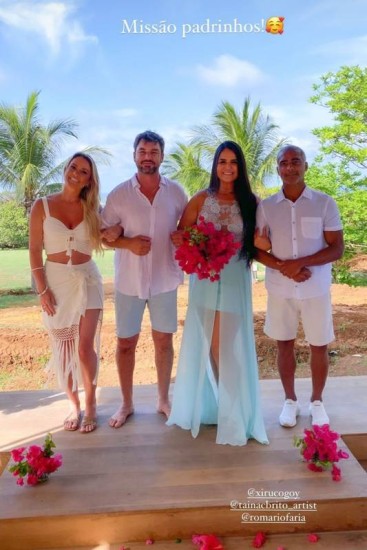 Veja fotos de Romário com a nova namorada a influenciadora Marcelle ...