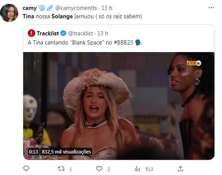 Cantoria em inglês de Tina no 'BBB 23' diverte internautas, que ...