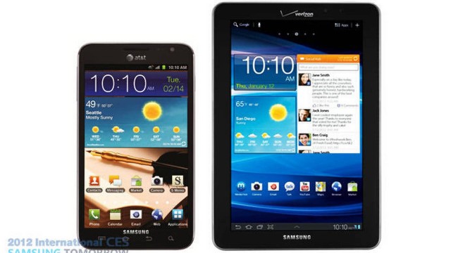 CES 2012: Samsung mostra novo tablet com 7,7 polegadas