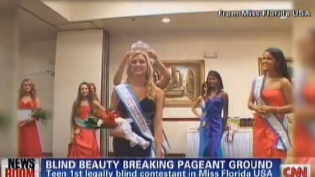 Americana cega fica entre as cinco finalistas do Miss Flórida