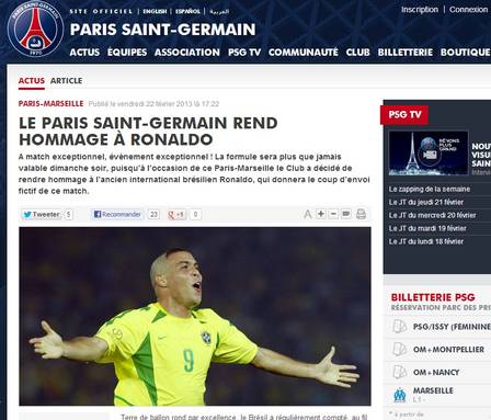 Ronaldo dará o pontapé inicial na estreia de David Beckham no PSG