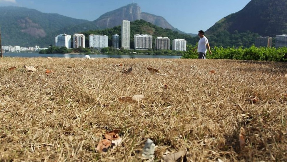 Estiagem muda cara do Rio